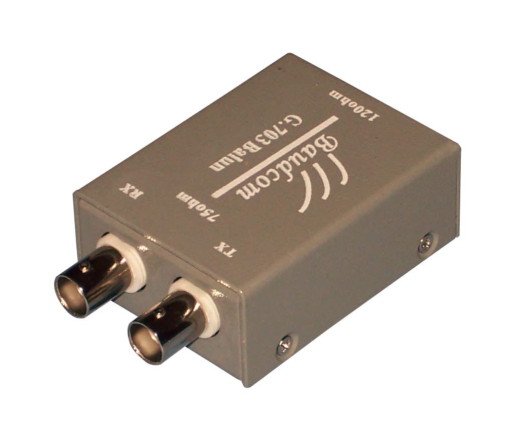 E1 balun 75ohm BNC female to 120ohm RJ45 : Amazon.co.uk: Electronics ...