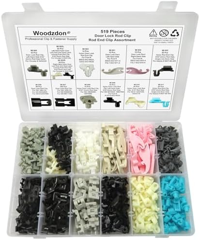 Amazon.com: Dorman 75450 Door Lock Rod Clips Compatible with Select ...