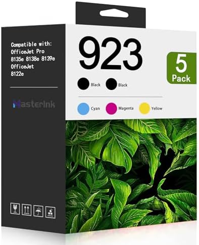 Amazon.com: 923 Ink Cartridges Combo Pack Replacement for HP 923 Ink Cartridges Work with for ...