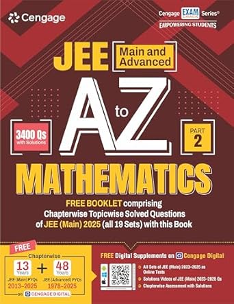 Buy Cengage JEE Main and Advanced A to Z Mathematics: Part 2 Book ...