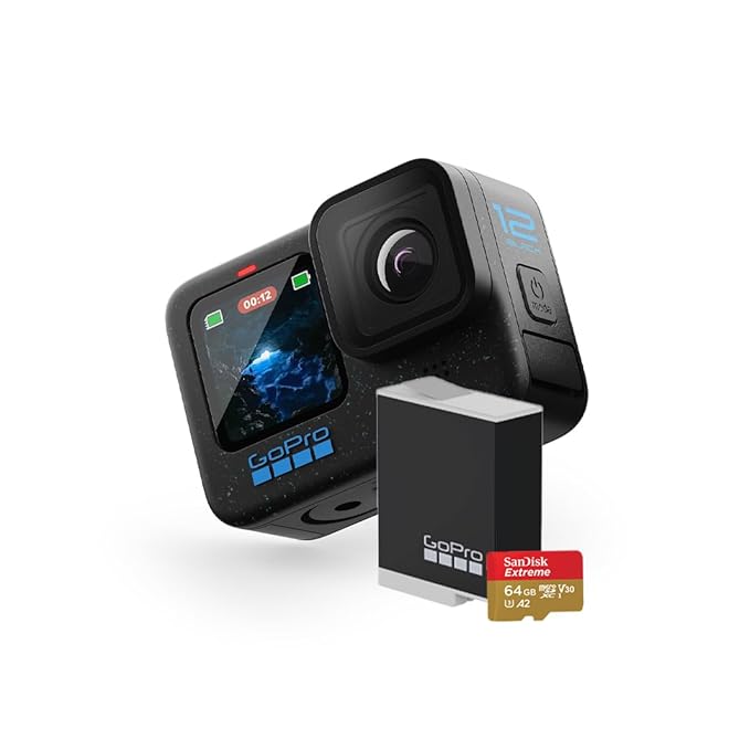 GoPro HERO12 Black Powerhouse Bundle - HERO12 Black Waterproof Digital ...