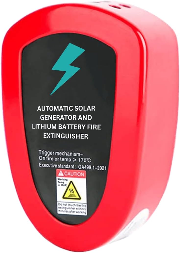 Automatic Fire Extinguisher for Solar Generators, Battery Boxes ...