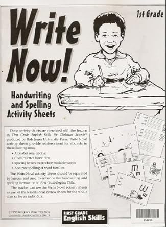 Write Now! Activity Sheets (114934) | Amazon.com.br
