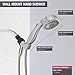 Delta Faucet 7-Spray Touch-Clean Hand Held Shower Head with Hose ...