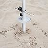 AMMSUN Beach Umbrella Sand Anchor Auger Screw Universal metal Sand ...