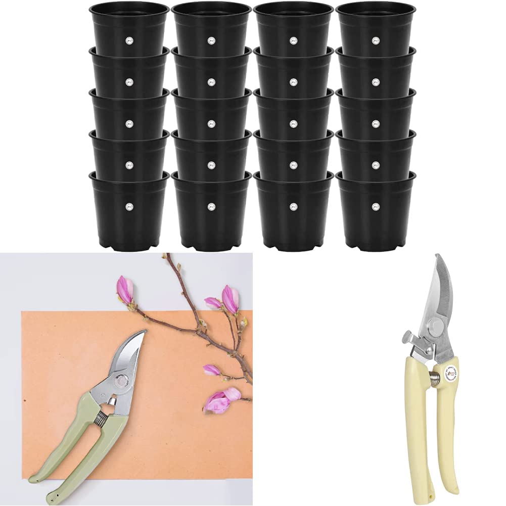 Kraft Seeds 20pcs Plastic Plants Nursery Seedlings Pot Flower Plant ...