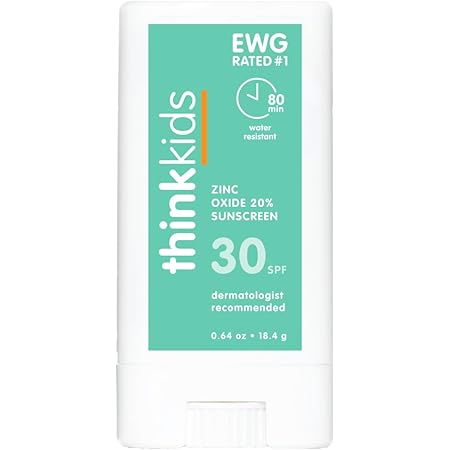 Amazon.com: Thinkbaby SPF 30 Sunscreen Stick – Safe, Natural, Water ...