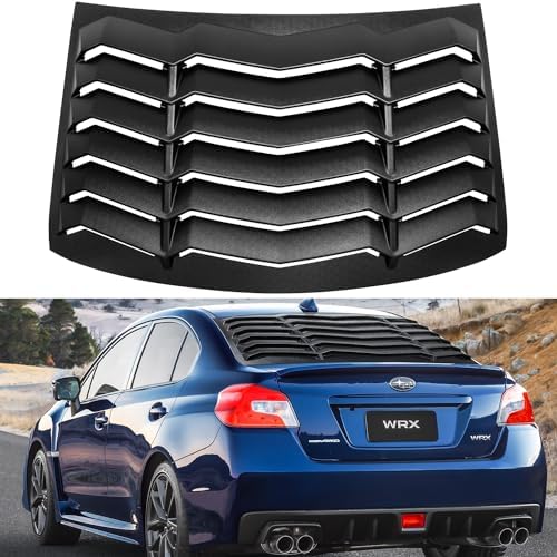 Amazon.com: Rear Window Louver for 2015-2021 Subaru WRX, WRX STI,2012 ...