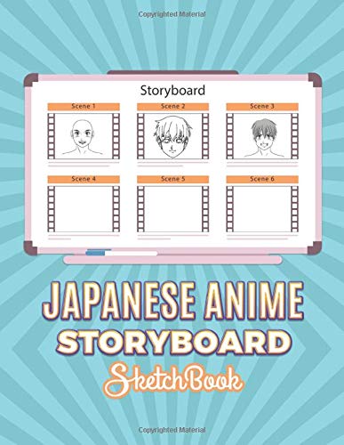 Buy Japanese Anime Storyboard Sketchbook: Japanese Anime Storyboard ...