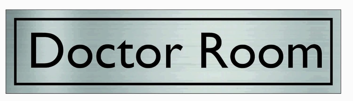 MKSIGN Stainless Steel Self Adhesive DOCTOR ROOM SIGN Board Tape For ...