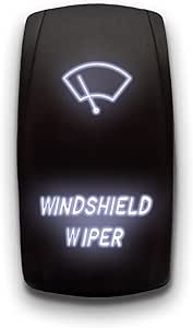 Windshield Wiper - White - Laser Etched 5-Pin Double Pole Single Throw ...