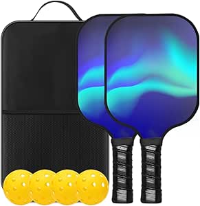 Amazon.com : Pickleball Paddles Rackets Set, USAPA Certified, Ergonomic ...