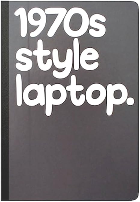 Gifts for men - 1970s style laptop - a fun notebook - a Christmas gift ...