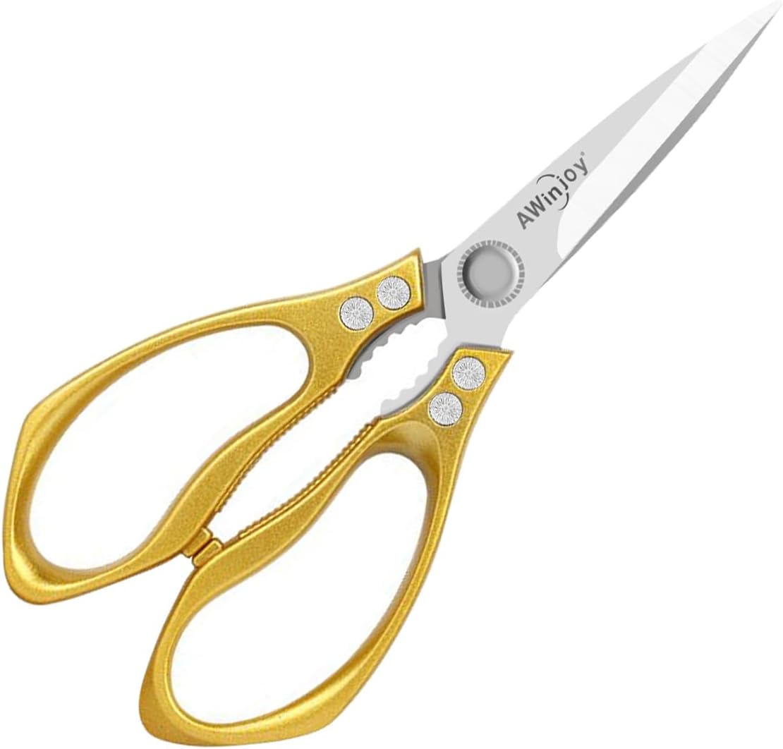 Amazon.com: AWinjoy Heavy Duty Sharp Kitchen Scissors, Multipurpose ...