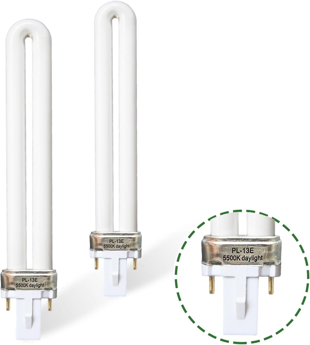 (2 Pack) 13W Type E Replacement Tube Light Bulb with Electronic Ballast ...