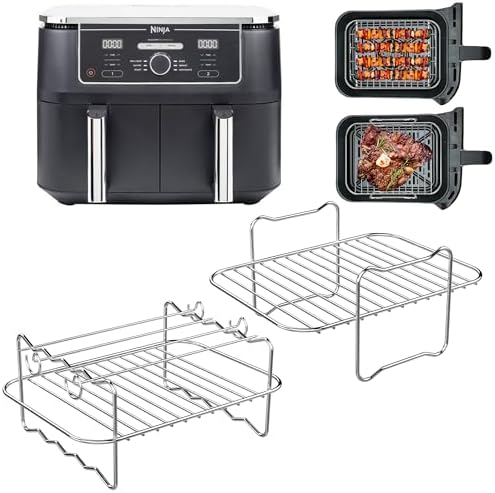 Premium 2Pcs Ninja AF400UK & AF451UK Air Fryer Racks Set | Specifically ...