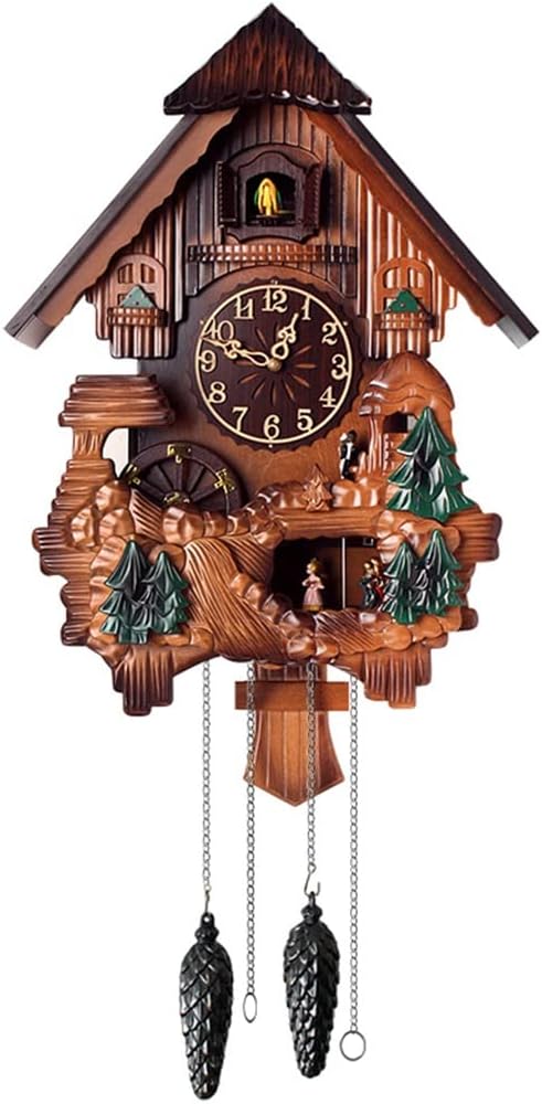 Amazon.com: Cuckoo Clocks for Wall Bird Clock for Kitchen Modern Living ...