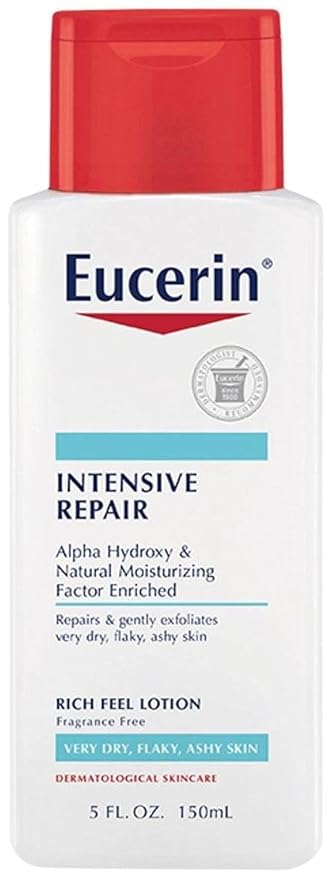Amazon.com : Eucerin Intensive Repair Very Dry Skin Lotion - 5 oz ...