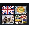 Amazon.com: London Refrigerator Magnets Set of 24 United Kingdom ...