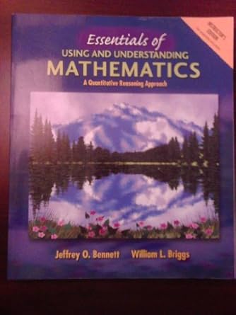 Title: Essentials of Using and Understanding Mathematics: 9780201793888 ...
