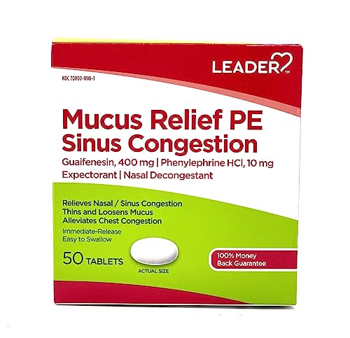 Snapklik.com : Mucus Relief PE Sinus Congestion, Expectorant; Nasal ...