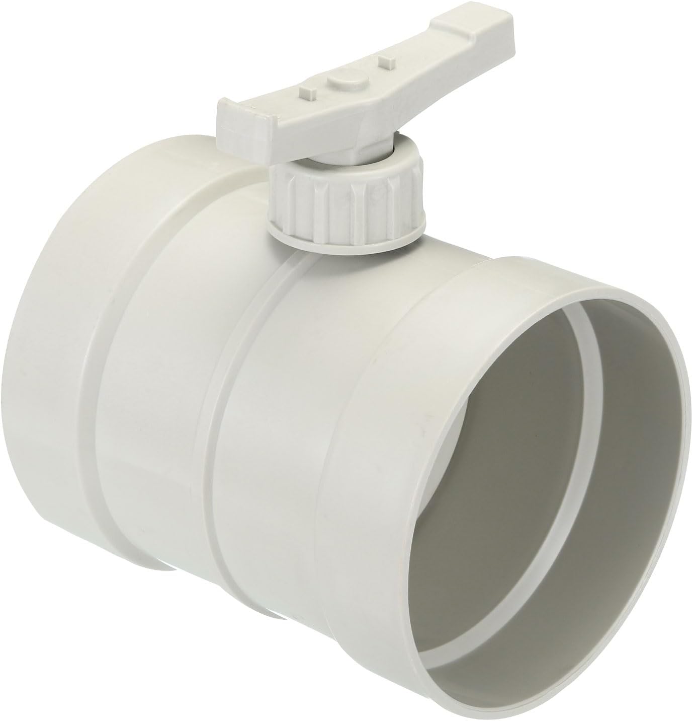 PATIKIL 5" HVAC Duct Manual Volume Damper, PP Adjustment Flame ...