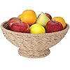 Amazon.com: Folkulture Jute Fruit Bowl or Decorative Bowl for Table ...