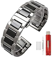 Amazon.com: SINAIKE White Ceramic Watch Strap Bracelet Classy Watch ...