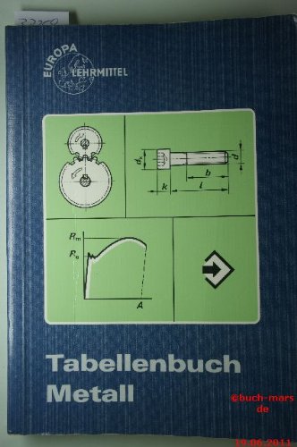 Tabellenbuch Metall (ohne Formelsammlung). Tabellen, Formeln und Normen ...