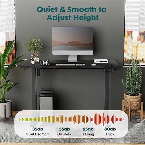 Snapklik.com : Standing Desk, Adjustable Height Electric Sit Stand Up ...