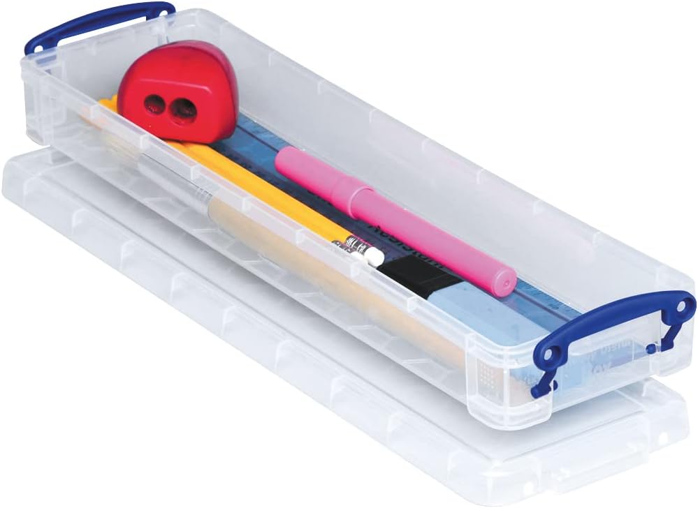 Really Useful Plastic Storage Box 1.5 Litre Clear : Amazon.co.uk: Home ...