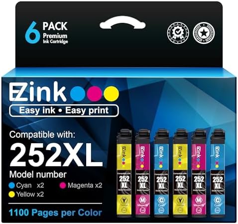 Amazon.com: Epson T252XL120, T252XL220, T252XL320, T252XL420 High Yield ...