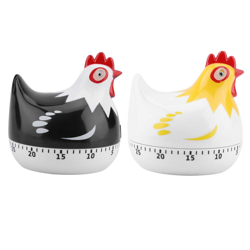 Buy Cartoon Chicken Kitchen Timer, 55-Minute Mechanical Rotating ...