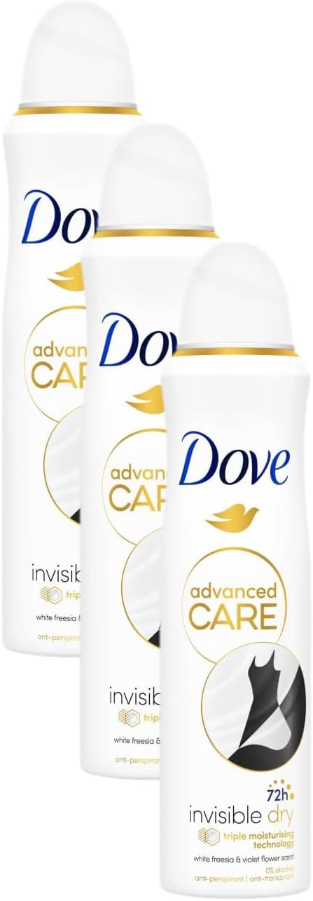 Dove Advanced Care Invisible Dry Anti-perspirant Deodorant Spray with ...