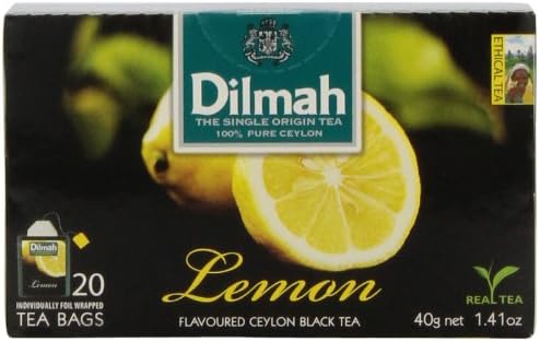 Amazon.com : Dilmah Fun Teas, Lemon,1.41 -Ounce Boxes (Pack of 6 ...