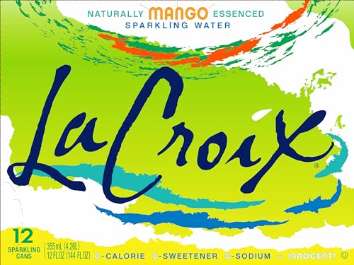 Snapklik.com : LaCroix Sparkling Water, Mango, 12 Fl Oz