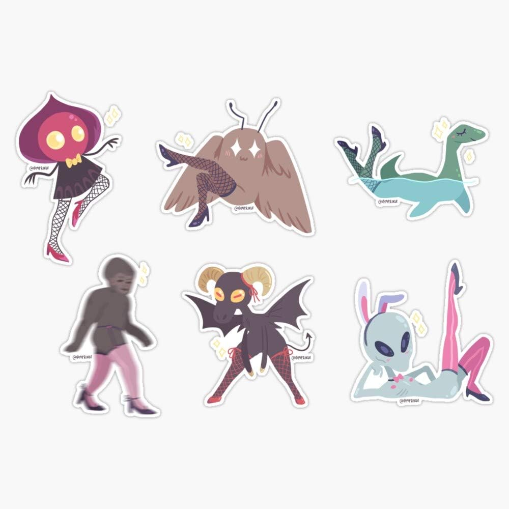 Amazon.com - Sexy Cryptids Bumper Sticker Vinyl Decal 5"