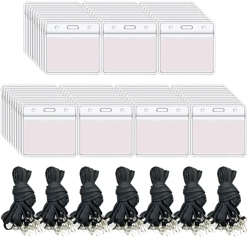 140pcs Tag Protector Holder Kit Include 70pcs Clear Plastic Horizontal ...