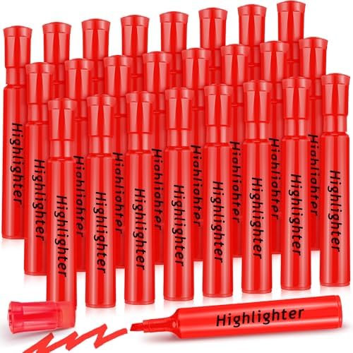 Amazon.com: Qilery 24 Pack Tank Style Highlighters Christmas Chisel Tip ...
