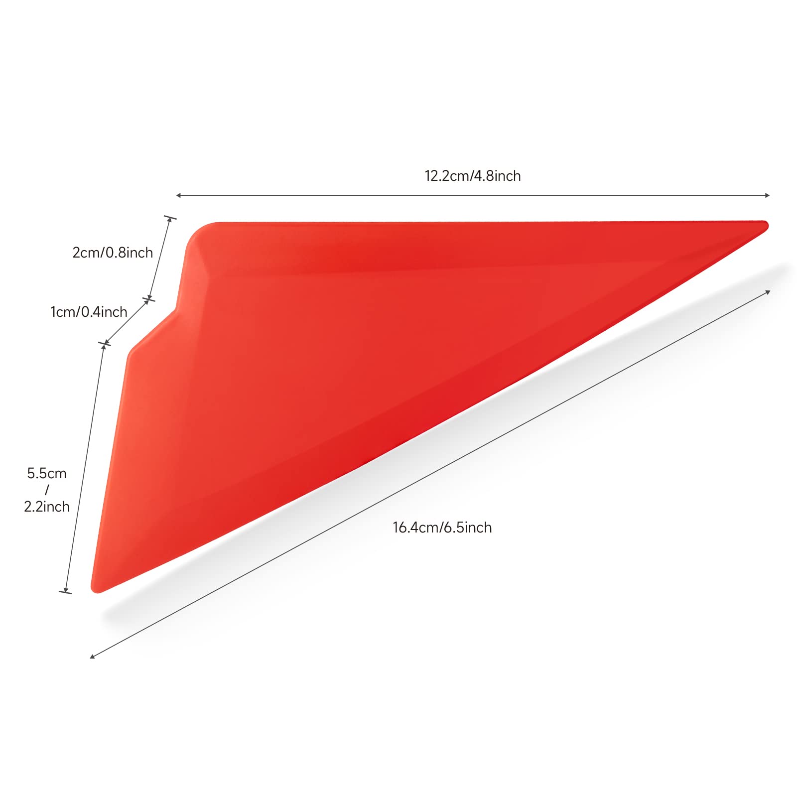 Snapklik.com : Red Triangle Wrap Tool, Flexible Micro Squeegee For Vinyl Wrapping Curves And ...