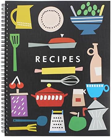 YBCPACK A4 Recipe Notebook for Own Recipes, 8.5" x 11" Blank Recipe ...