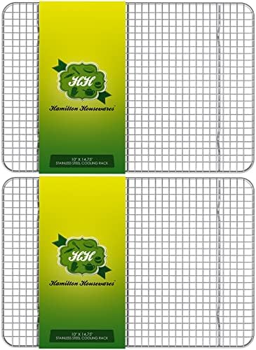 Amazon.com: Hamilton Housewares Stainless Steel Cooling Rack - Heavy ...