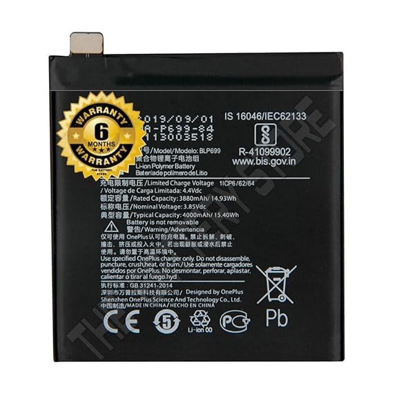 THE BATTERY STORE® Original BLP699 Battery for Oneplus 7 Pro GM1911 ...