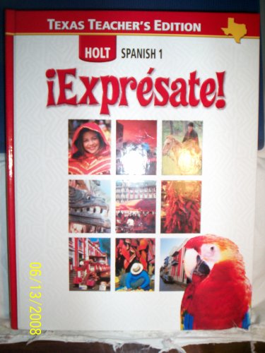 Amazon.com: Expresate Holt Spanish 1 (Texas Teacher's Edition) (English ...