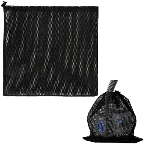 NineChain Pond Pump Barrier Bag with Drawstring, 18.5 * 18.5in Fish ...