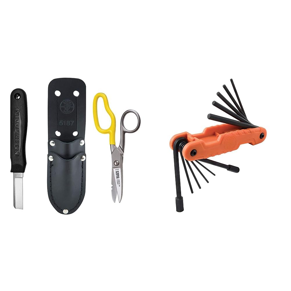 Klein Tools Cable Splicer's Kit (46039) with Hex Wrench Key Set (70550 ...