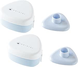 Amazon｜オーエスケー（OSK) 2個セット 弁当箱 爆弾 おにぎりケース 290ml ブルー 日本製 押し型付 電子レンジ対応 LS-20 日本製｜弁当箱 オンライン通販