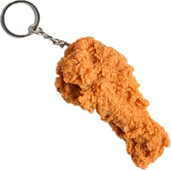 YIHOTION Gag Gifts Funny Keychain Fried Chicken Gifts Chicken Leg ...