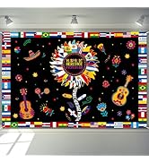 Amazon.com: Arosche Hispanic Heritage Month Decorations String Flags 22 ...