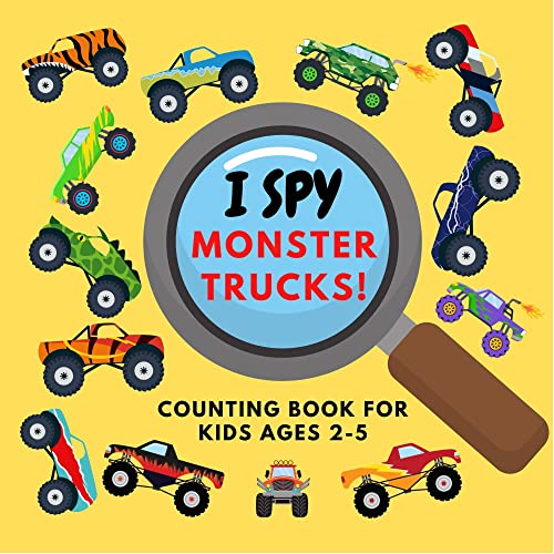 I Spy Monster Trucks! : Counting Book for Kids Ages 2-5 - Kindle ...